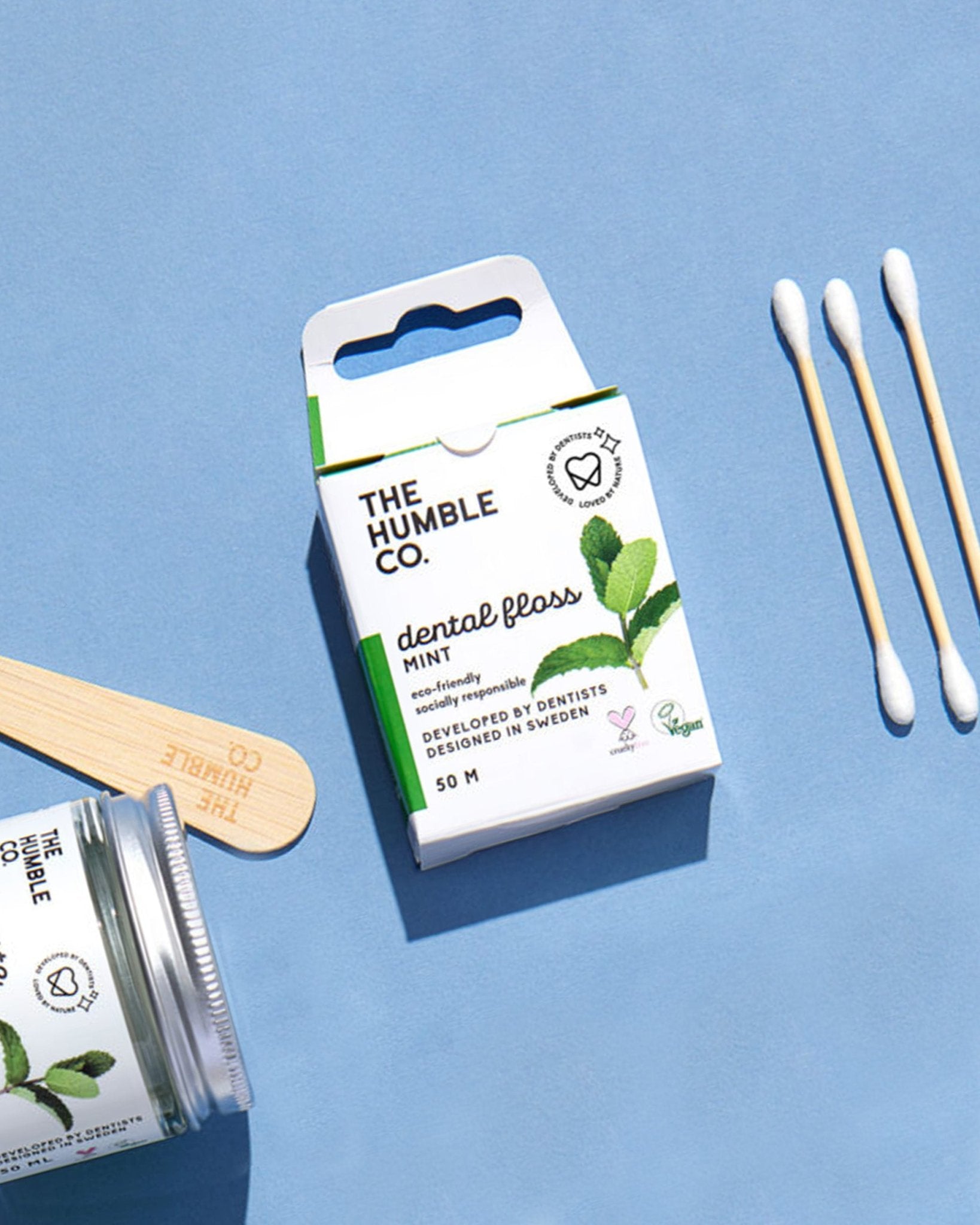 Dental Floss | Fresh Mint 50 m | The Humble Co.