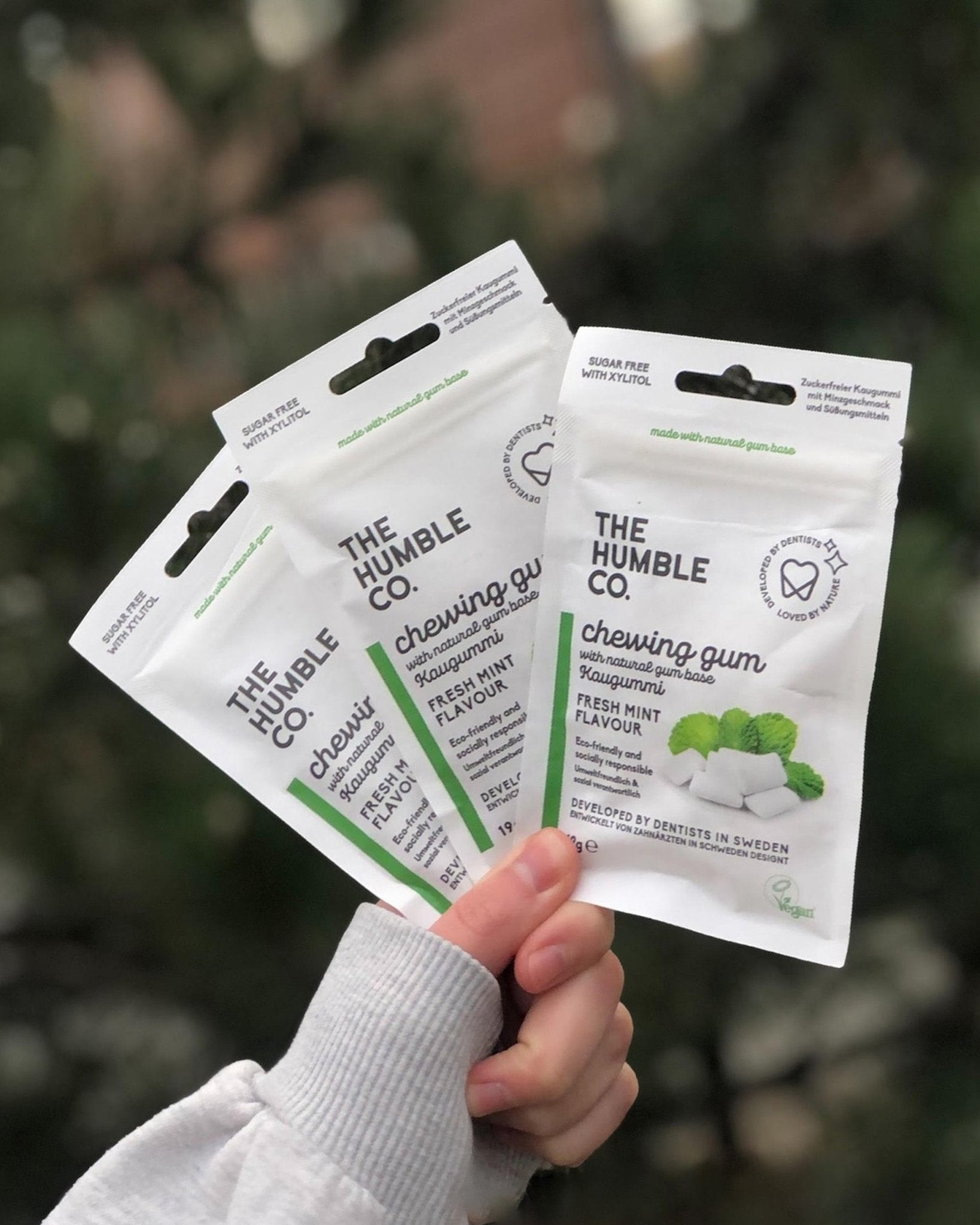 Natural Chewing Gum | Fresh Mint | Vegan | The Humble Co.